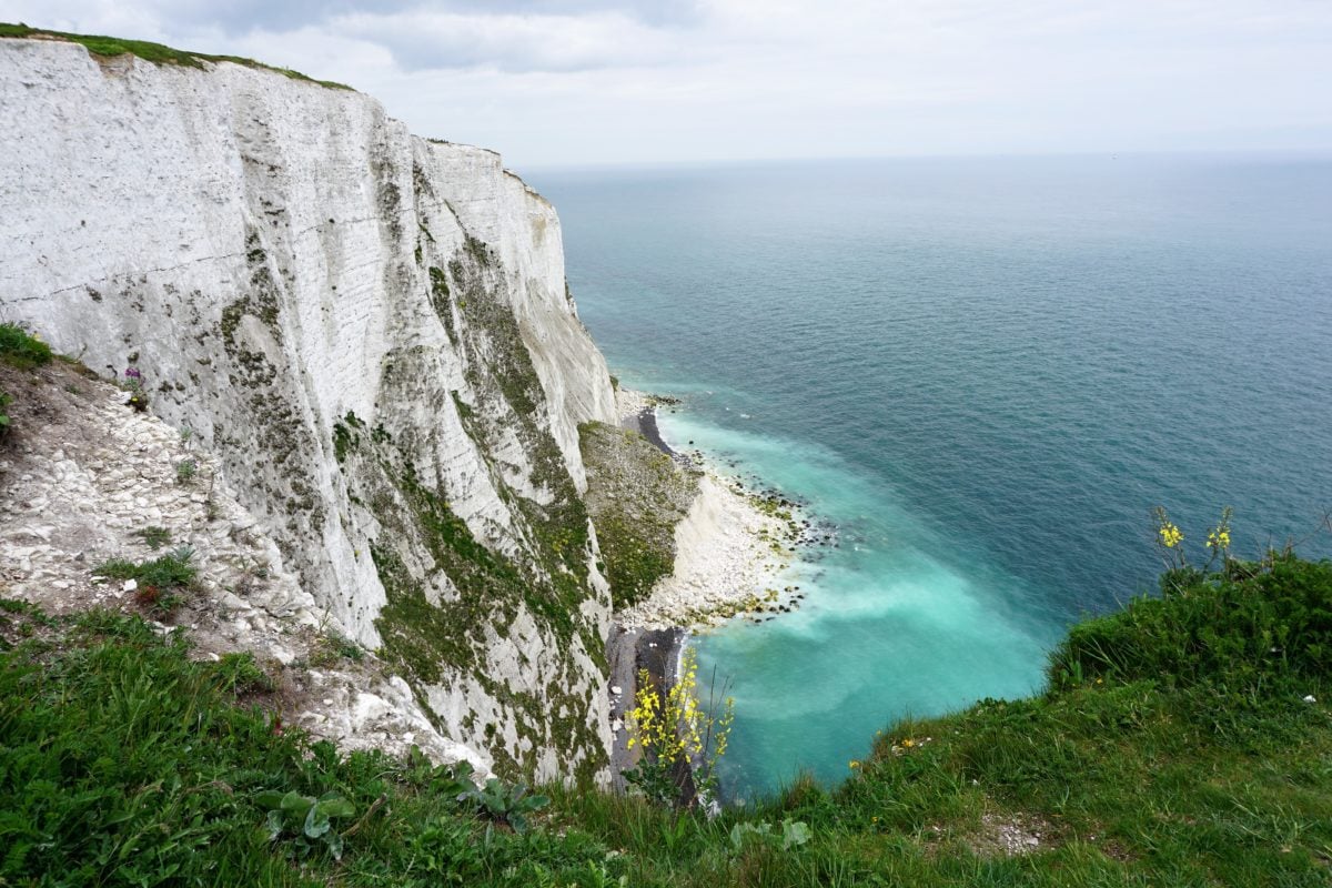 Wunderschne Kreidefelsen Von Dover Ebenbildnull